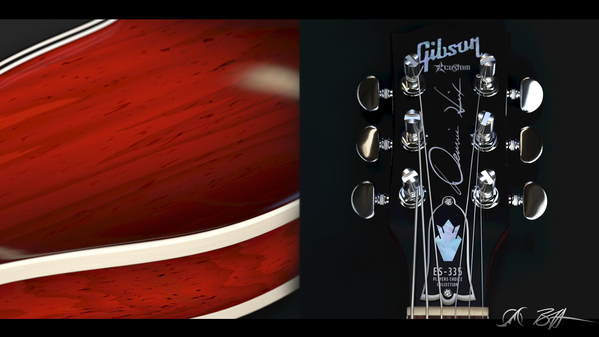 Gibson 335 Custom Guitar | Brandon Hix